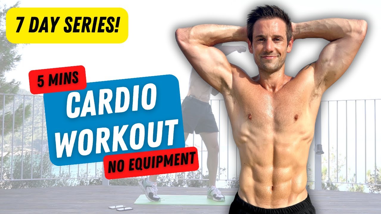5 Min CARDIO Workout | BODYWEIGHT | 7 DAY SERIES (Day 5) - YouTube