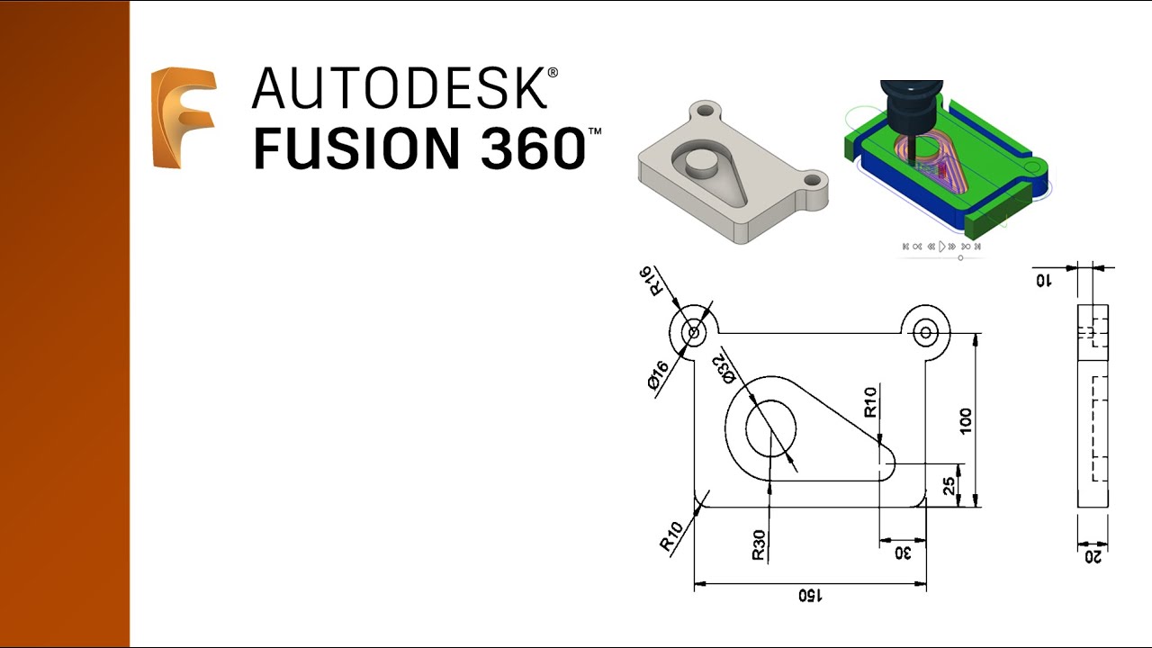 CAD-CAM Milling และการสร้าง G-Code ด้วยโปรแกรม Autodesk Fusion 360 ...
