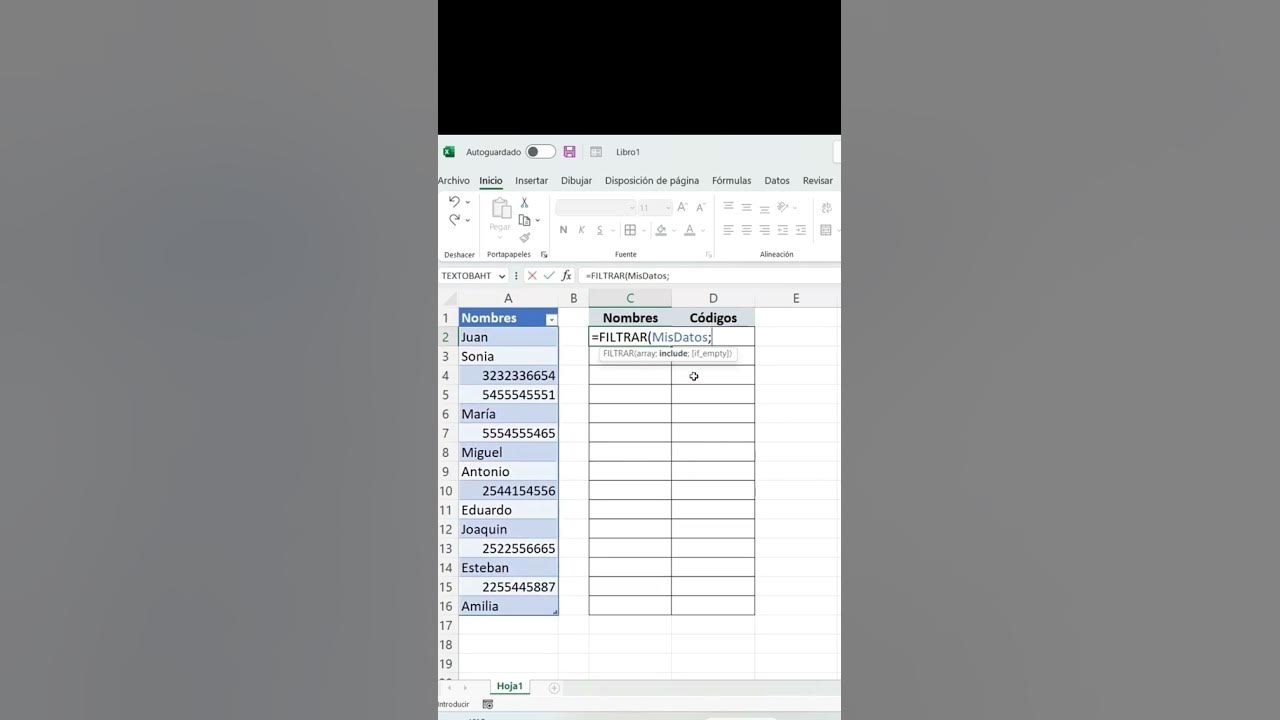 Separar datos por columnas de FORMA DINÁMICA en Excel. - YouTube