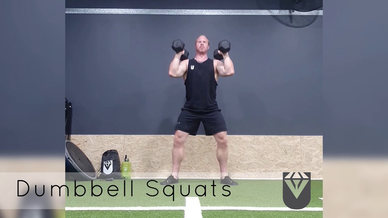 DB Squats - YouTube