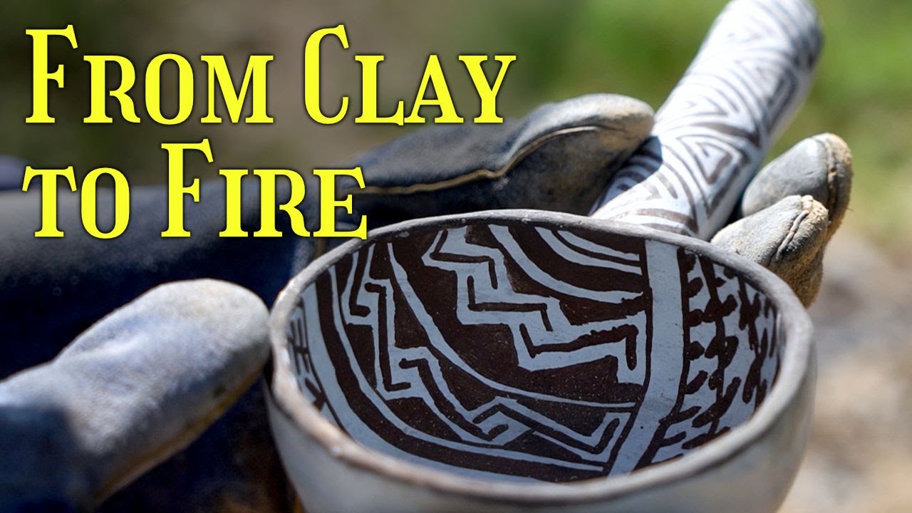 Making a Ceramic Ladle with Reduced Iron Paint - YouTube