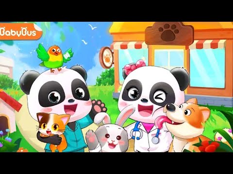 Kiki Rescues Rabbit | Mew Mew treated | animated cartoon | baby bus ...