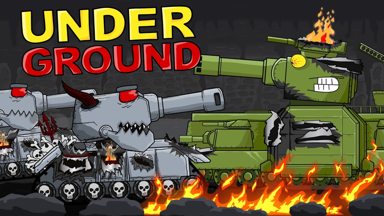 Underground Battle - Cartoons about tanks - YouTube