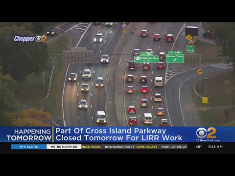 Parts Of Cross Island Parkway To Close Sunday For LIRR Work Near UBS Arena