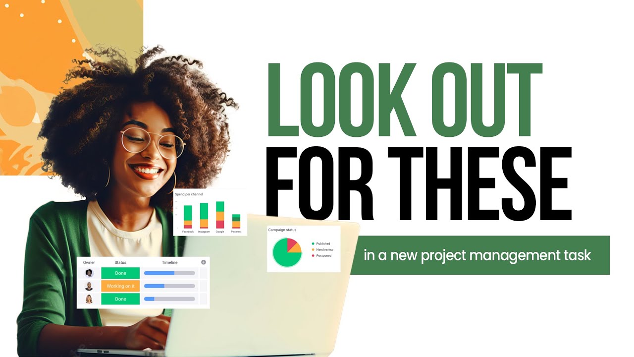 3 things to look out for in a project management task - YouTube
