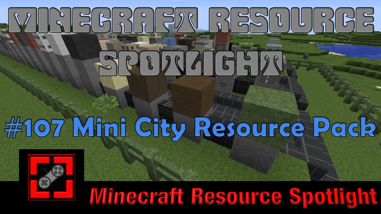 Minecraft Resource Spotlight: #107 Mini City Resource Pack - YouTube