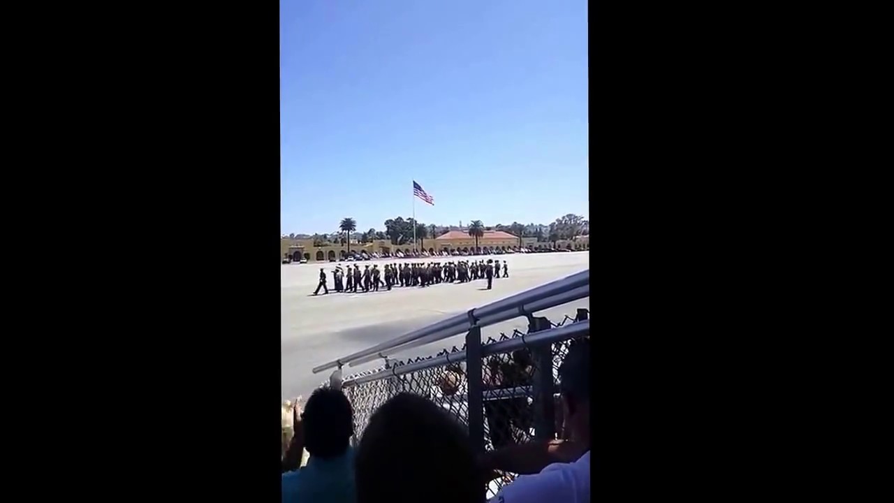 USMC boot camp graduation - YouTube