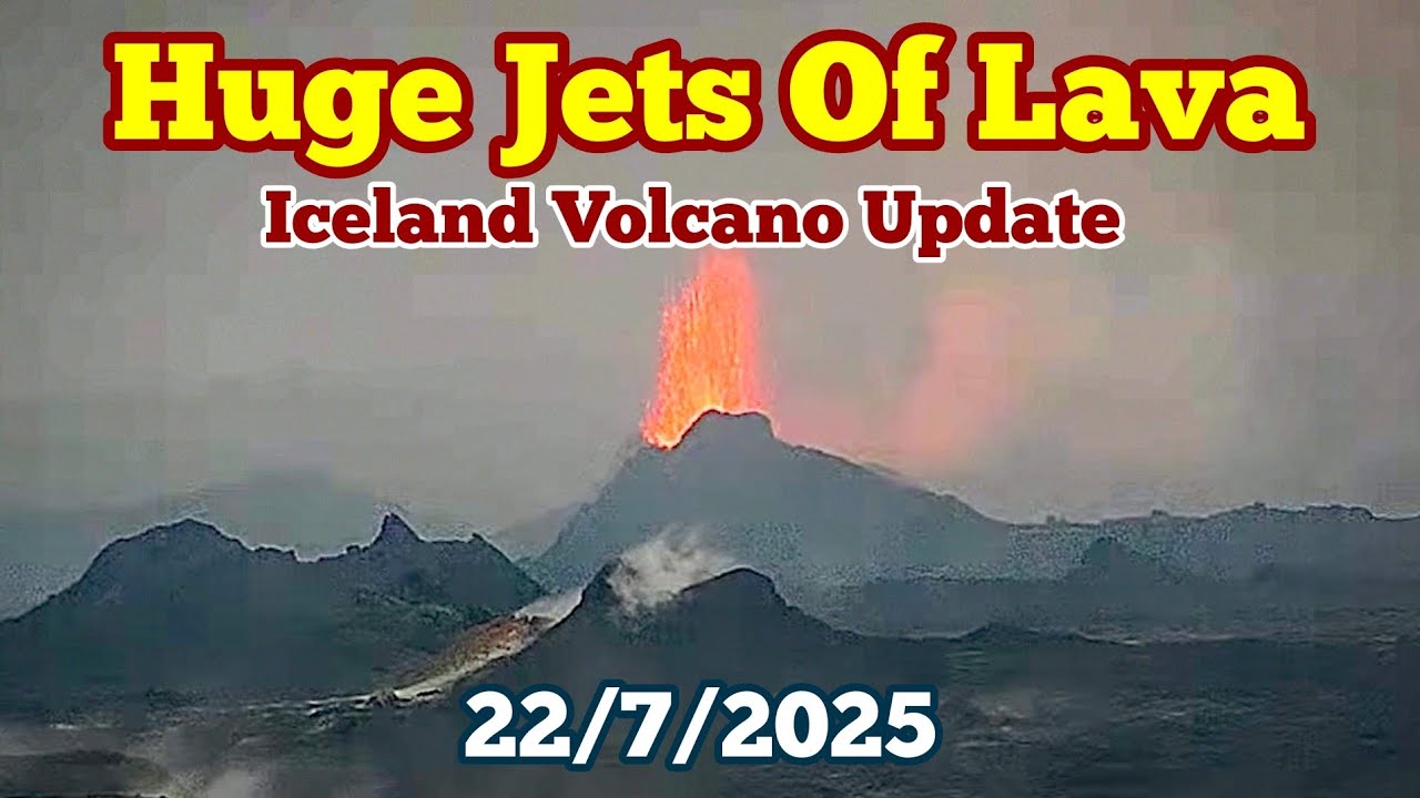 Iceland Volcano Update: Huge Jets Of Lava Erupting In Rain, Svartsengi ...
