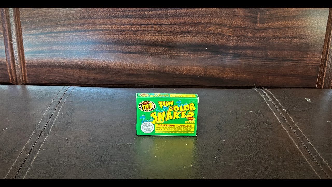 TNT Fireworks - Fun Color Snakes - YouTube