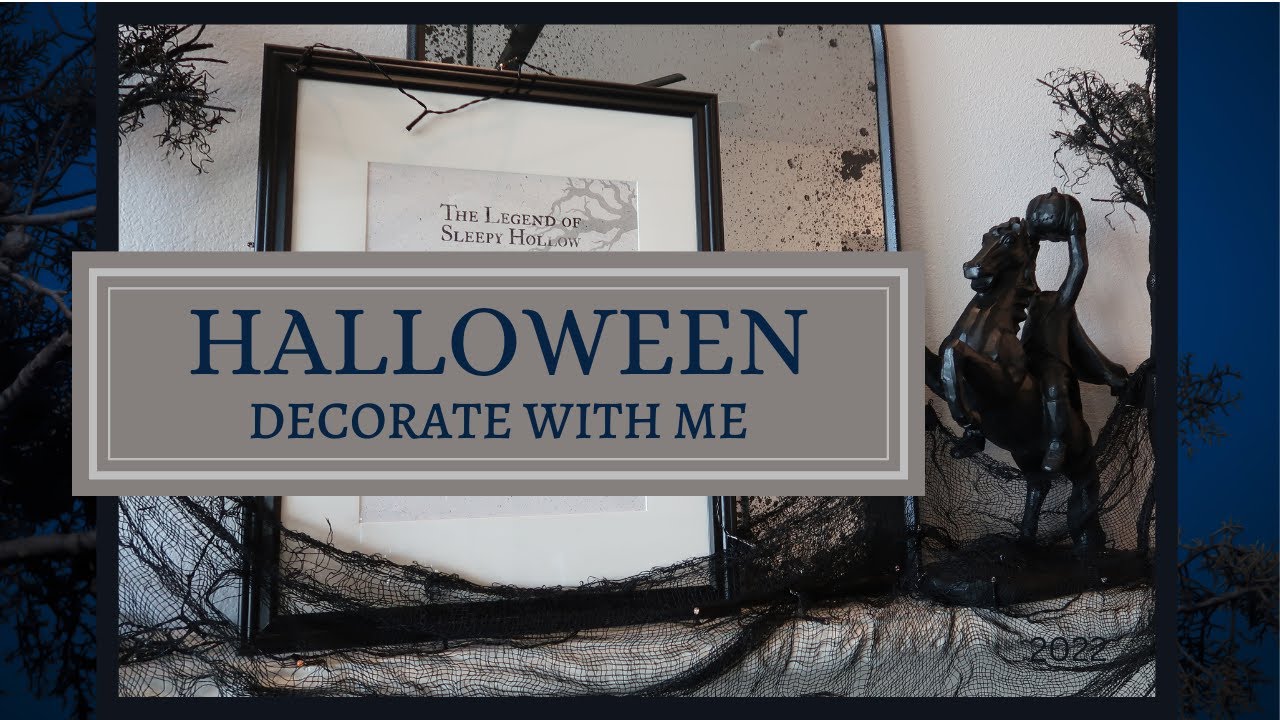 New Decorate With Me Halloween Diy Antique Mirror Youtube