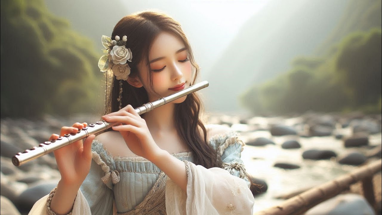 Relaxing peaceful flute music, gentle and pleasant - YouTube