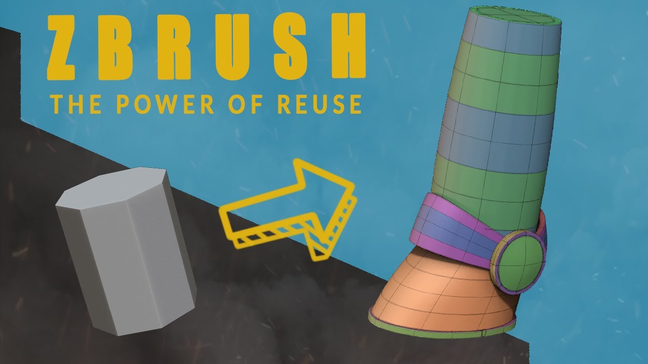 ZBrush Quick Tip Series: The Power of Reuse - YouTube