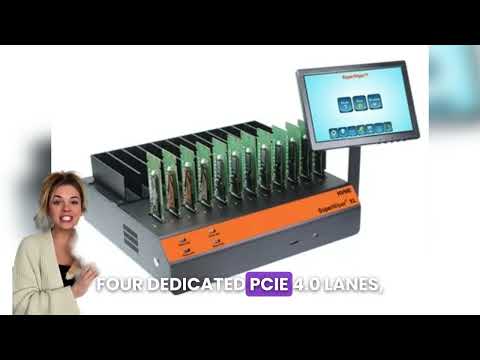 SuperWiper desktop 12 NVMe SSD data eraser unit - industrial, fast, 12 ports, erase NVMe M2/U2 SSD