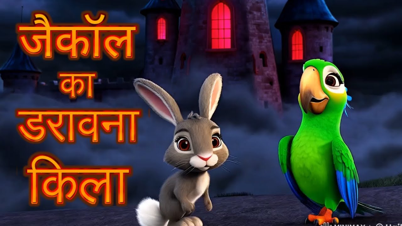 बहादुर चीकू खरगोश और तोते की कहानी | Cheeku Rabbit बच्चों की कहानी ...
