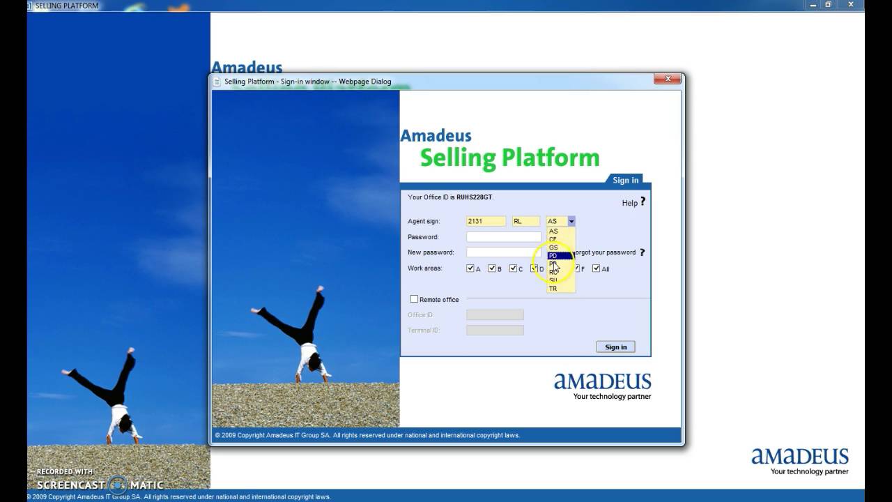 Sign in Amadeus - YouTube