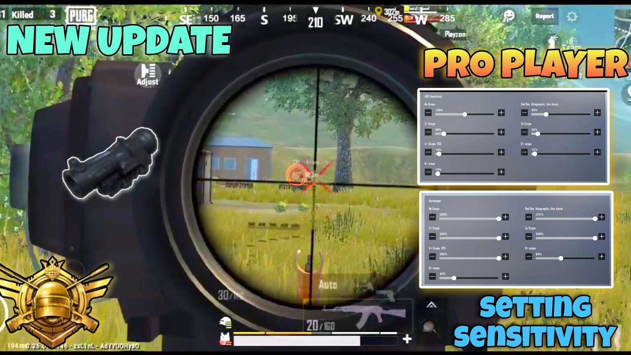 pubg lite sensitivity settings | youtuber sensitivity settings pubg ...
