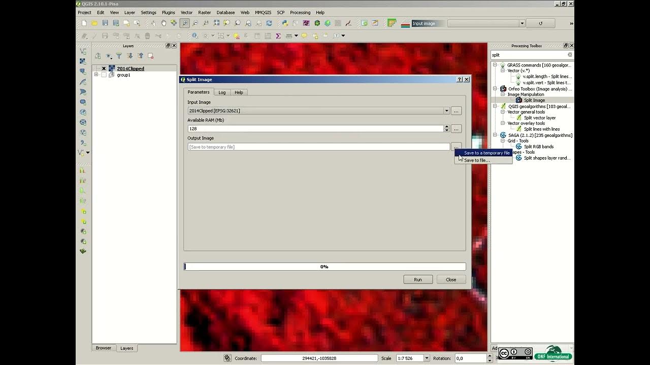 Using OTB Split Raster Bands //Qgis Tutorial - YouTube