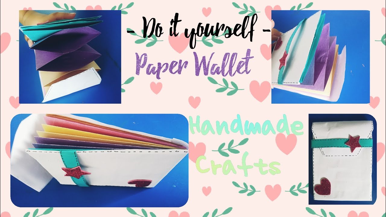 DIY Paper Wallet 💓||Handmade Crafts 😍👍💗 - YouTube