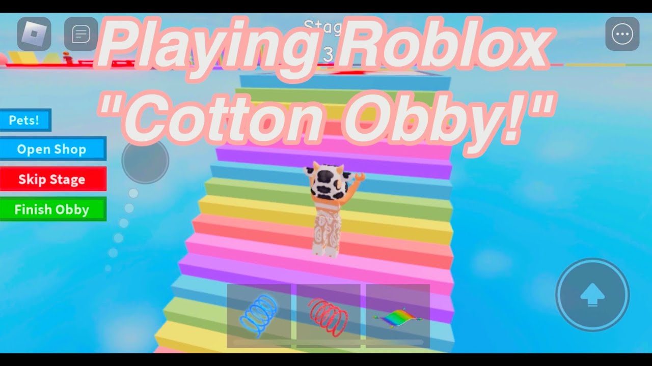 Roblox: Cotton Obby - YouTube