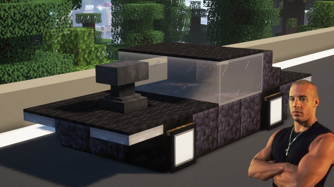 Dodge Charger - Dominic Toretto | TUTO / HOW TO | MINECRAFT VEHICULE ...
