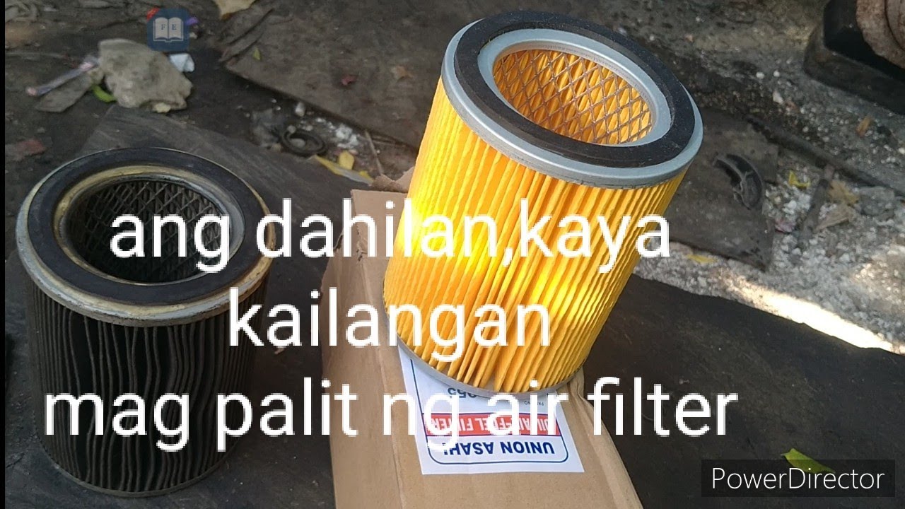 f6a suzuki replaced air filter - YouTube