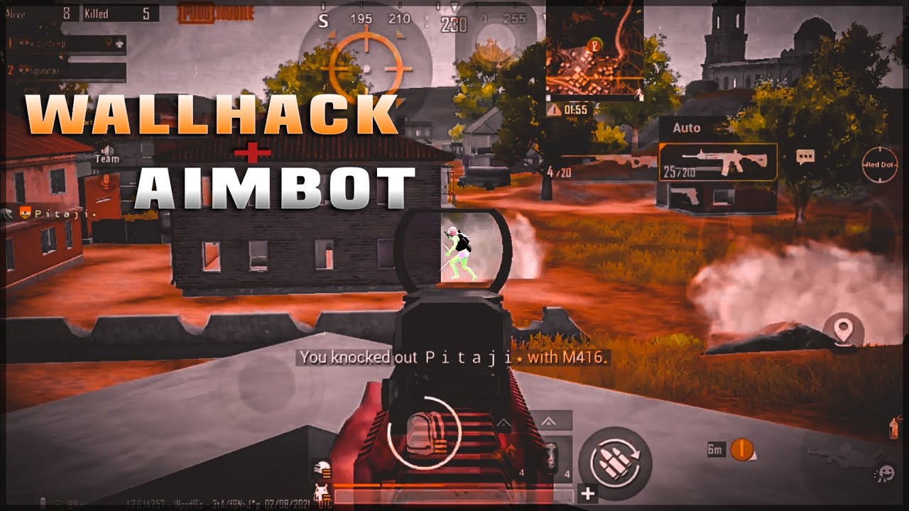 WALLHACK + AIMBOT ? (PUBG MOBILE KR) - YouTube