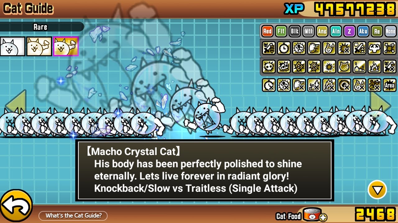 The Battle Cats - Macho Crystal Cat Boosted! - YouTube