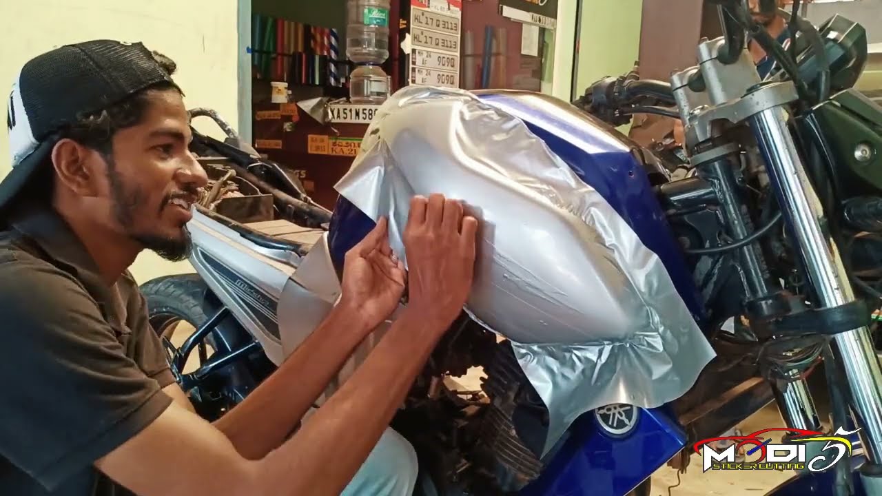 Yamaha Fz Modification 2019 | Tank Modification | Modify Stickers - YouTube