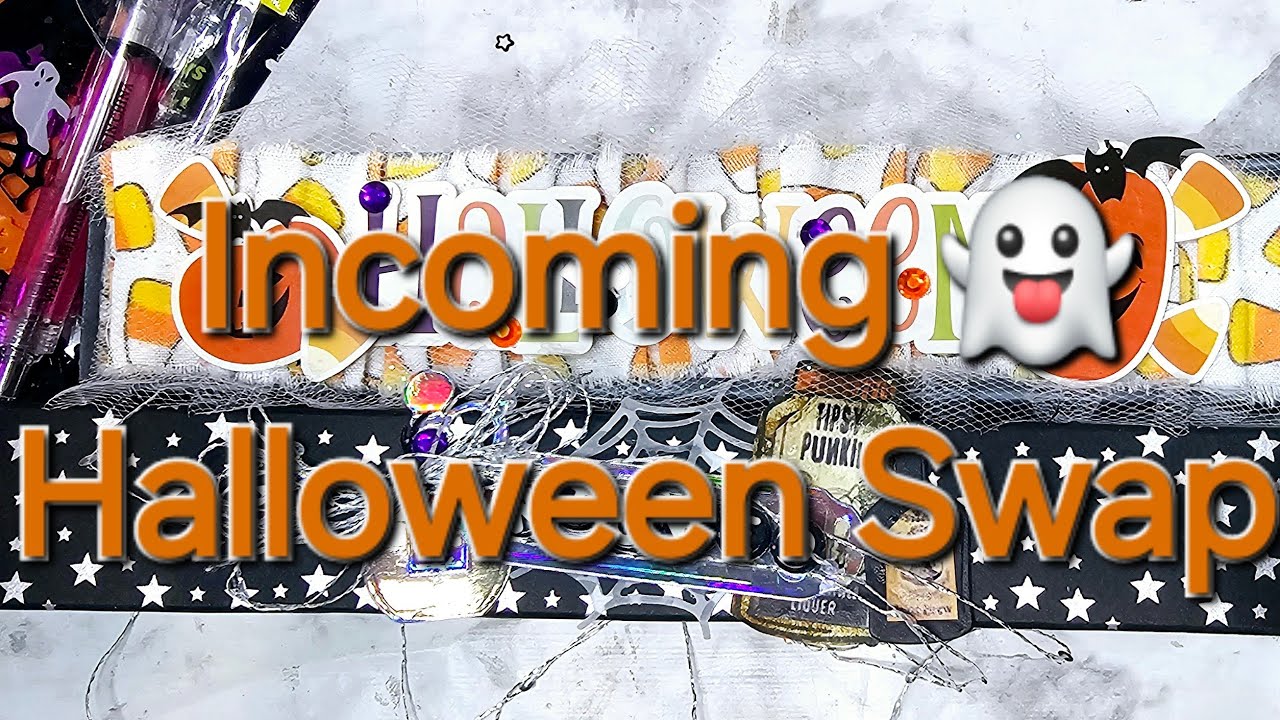 Incoming Halloween Swap | Embellishment Pill Box Swap 2024 - YouTube