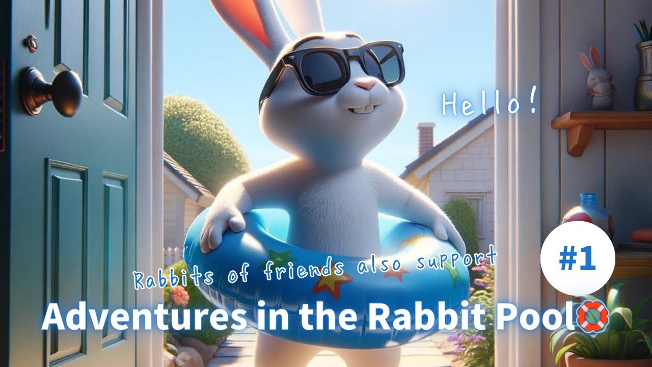 Adventures in the Rabbit Pool🛟 - YouTube