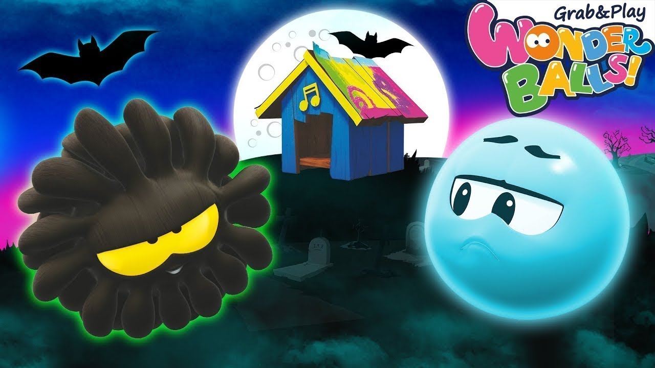 WonderBalls Halloween | Lost in the Dark | Spooky Cartoon for Kids ...