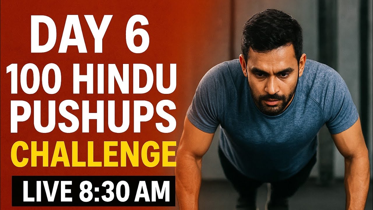 Day 6/100 Hindu Pushups Challenge 🔥 Discipline Over Motivation Daily ...