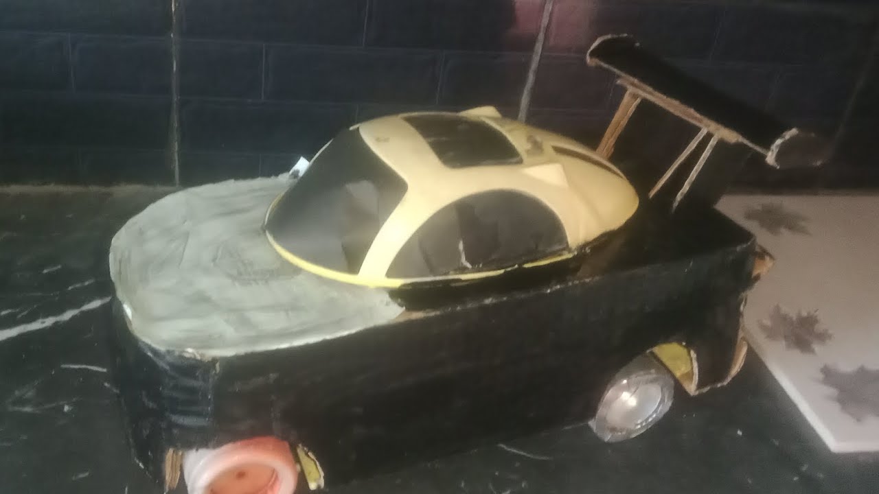 How To Make Remote control Car with Cardboard | Build a diy mini ...