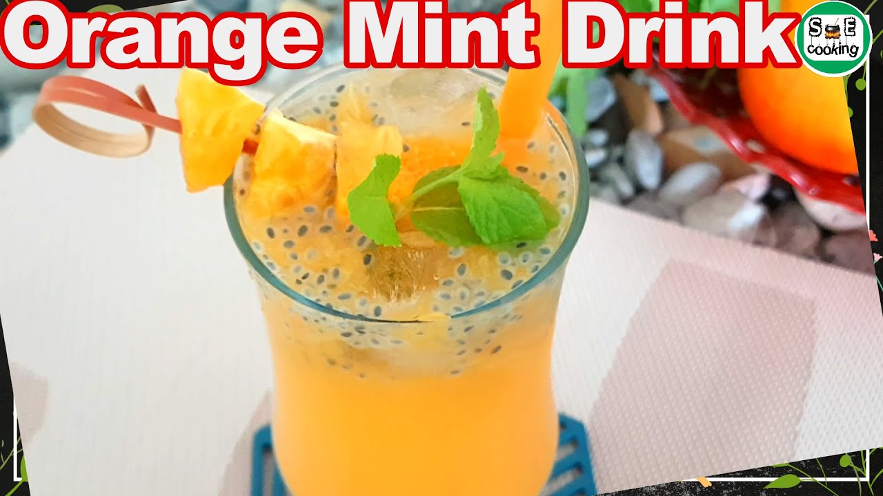 Mojito Drink - Orange Mint drink |Refreshing Summer drink - YouTube