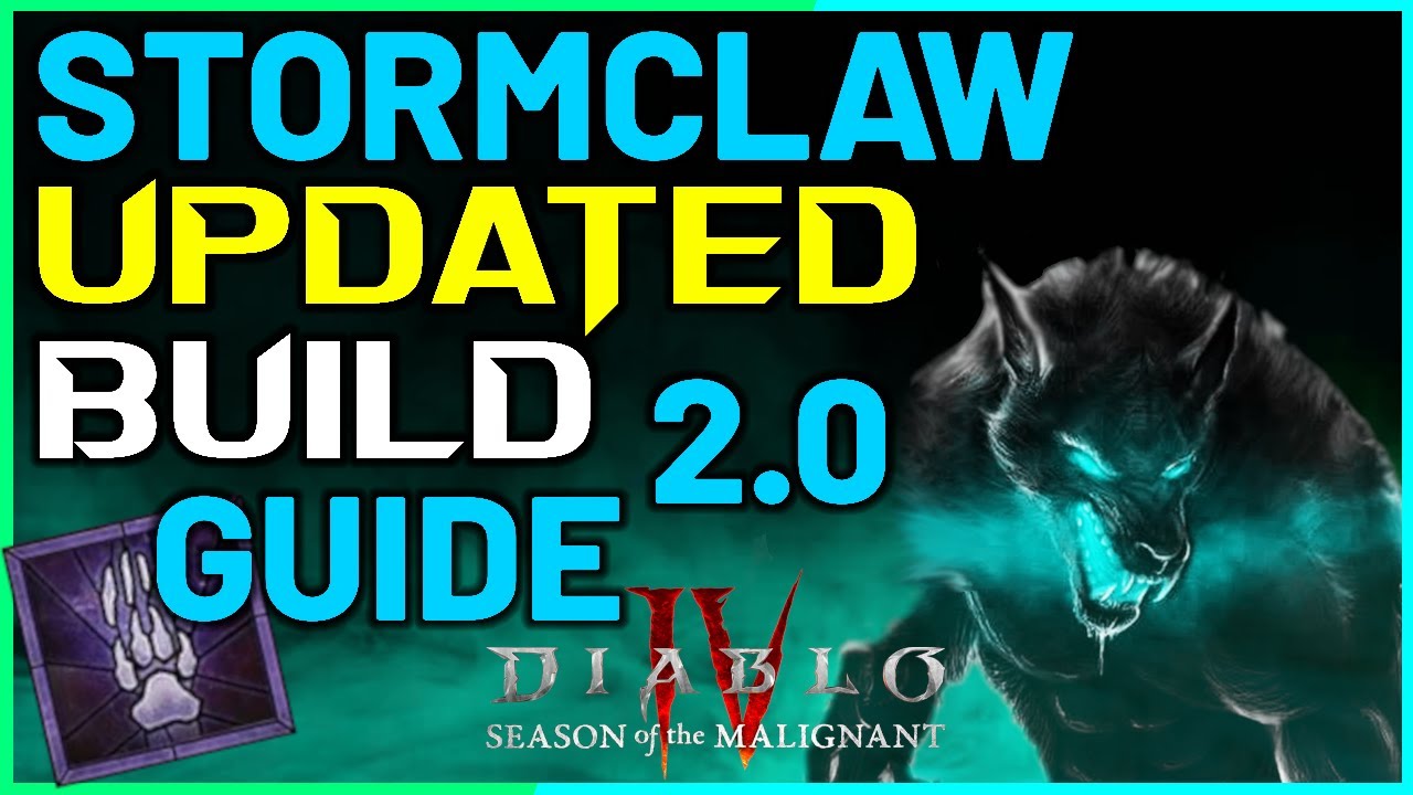 Diablo 4 - Stormclaw UPDATED Druid Build | MULTIPLE BUILDS | Best ...