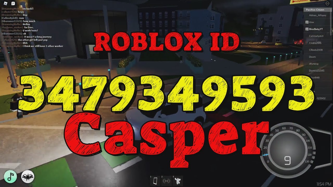 CASPER Roblox Song Codes - YouTube