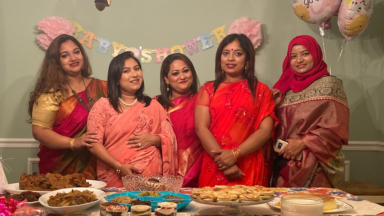 My #babyshower hosted by Rumu apu and Amy apu - YouTube