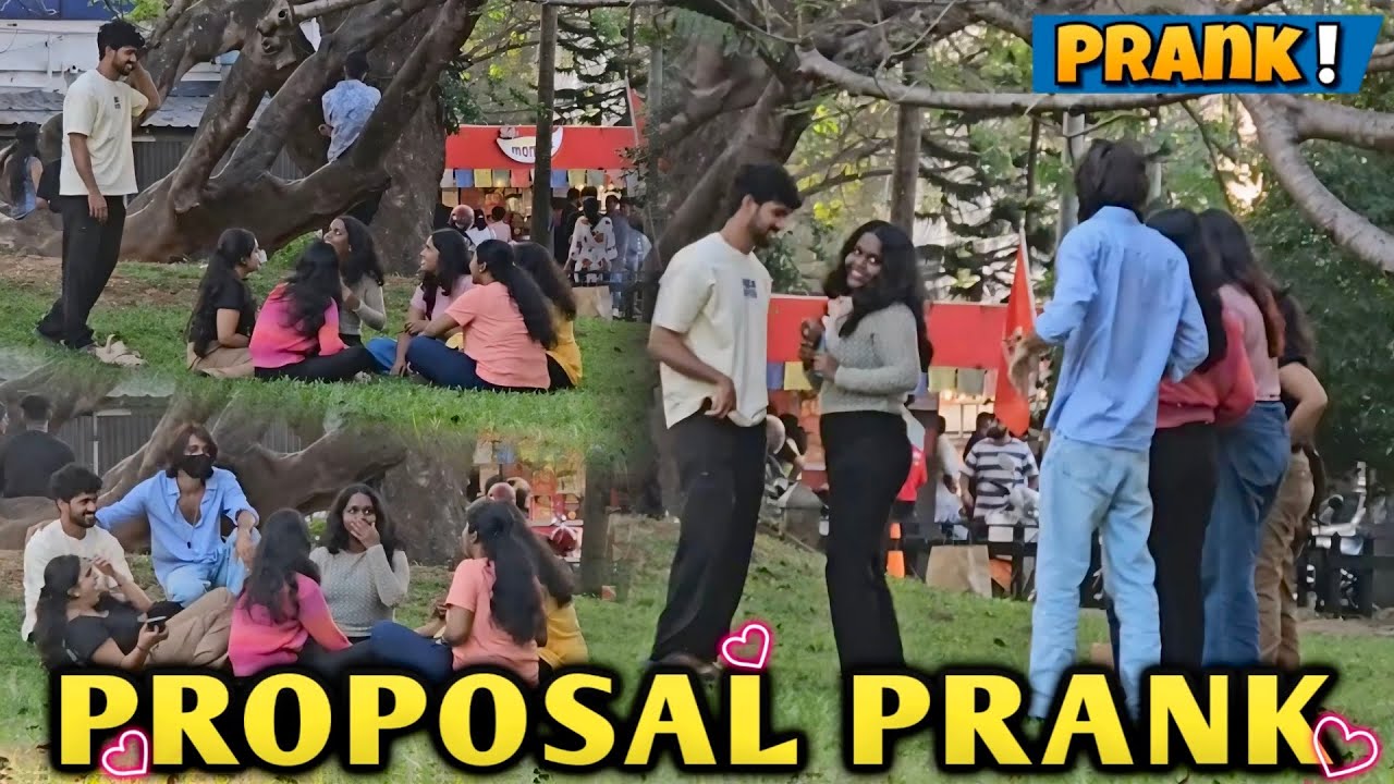 PROPOSAL PRANK! വളഞ്ഞു😂😌🔥#public #prank - YouTube