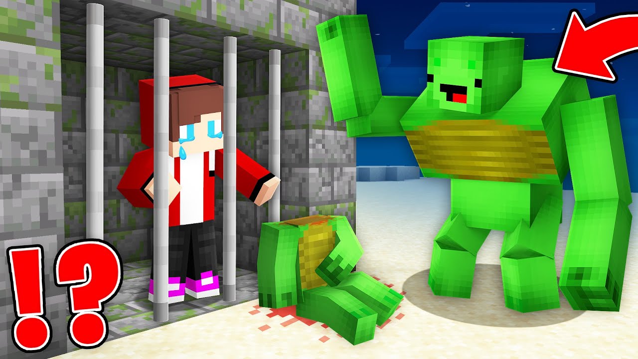 Mikey Turned Into A Mutant Zombie And Locked Jj In Prison In Minecraft