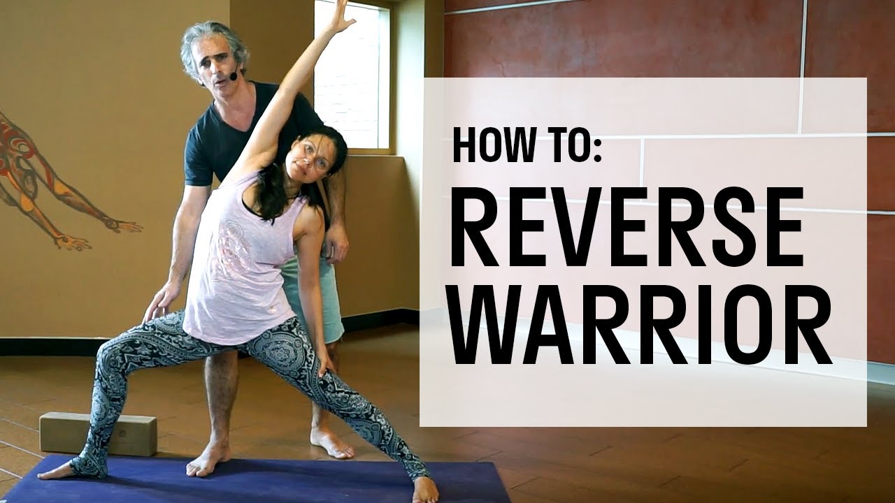 Yoga Poses with Bryan Kest: How to do Reverse Warrior - YouTube