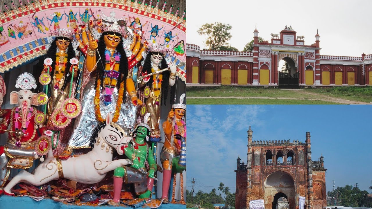 Krishnagar Rajbari durga puja of 2022 - YouTube