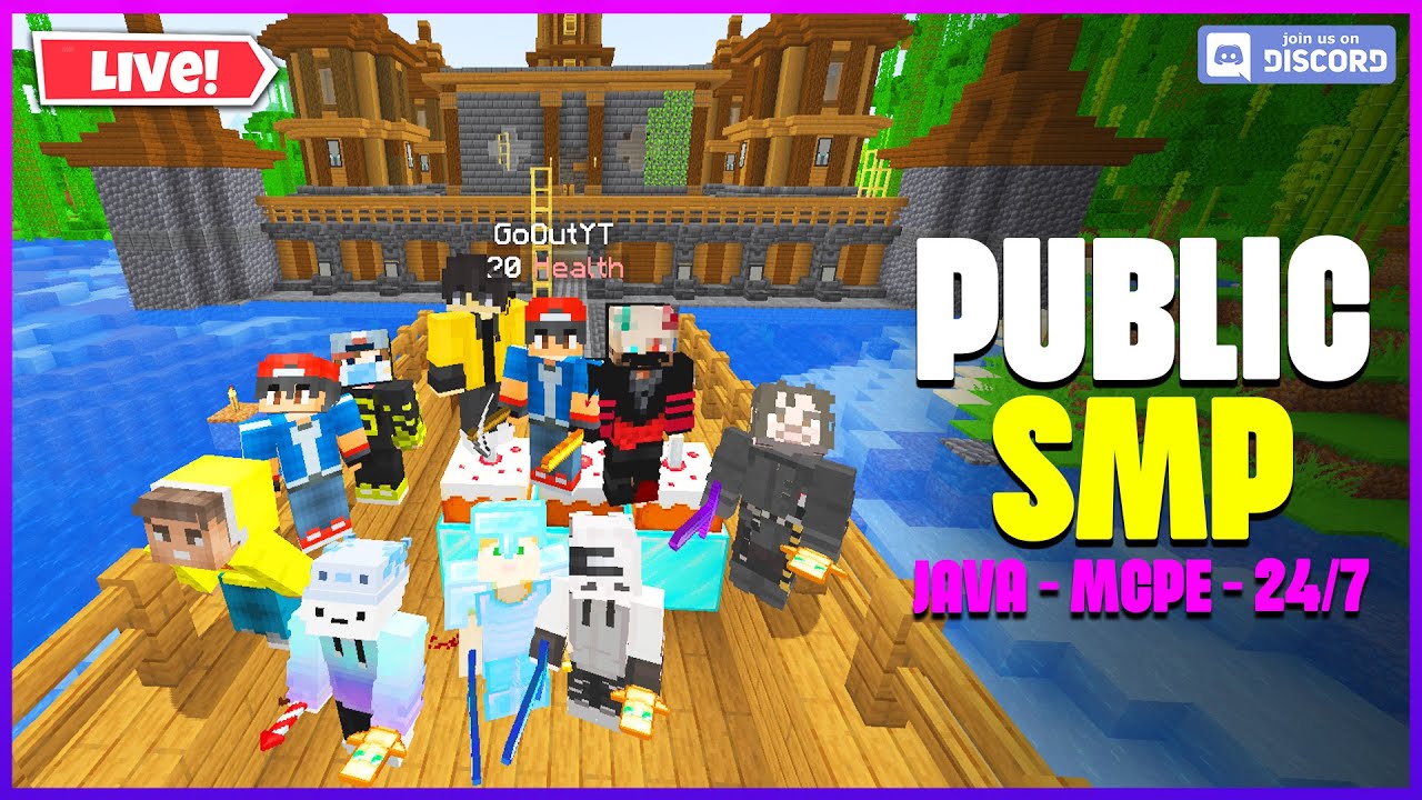 Minecraft Live SMP 24/7 Server | Join Myth Craft SMP S5 | Minecraft ...