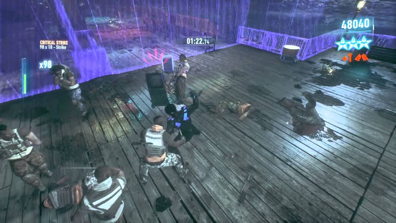 BATMAN™: ARKHAM KNIGHT Nightwing combat - YouTube