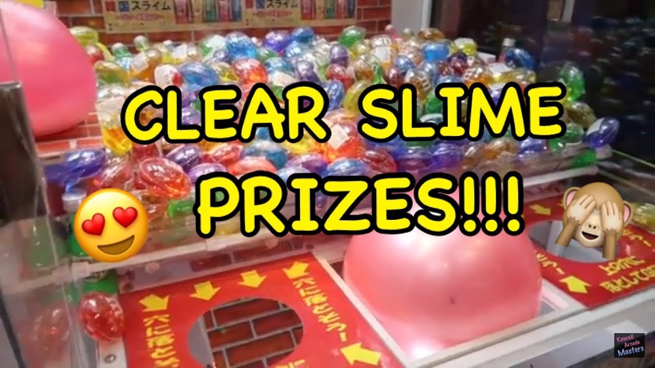 CLEAR SLIME PRIZES!!! - YouTube