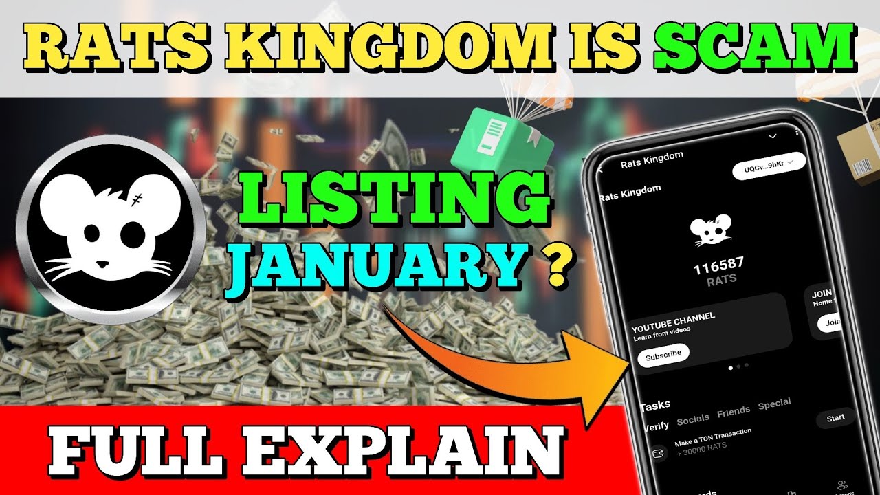 Rats Kingdom Is Scam Airdrop ? 😭 | Rats Kingdom - YouTube