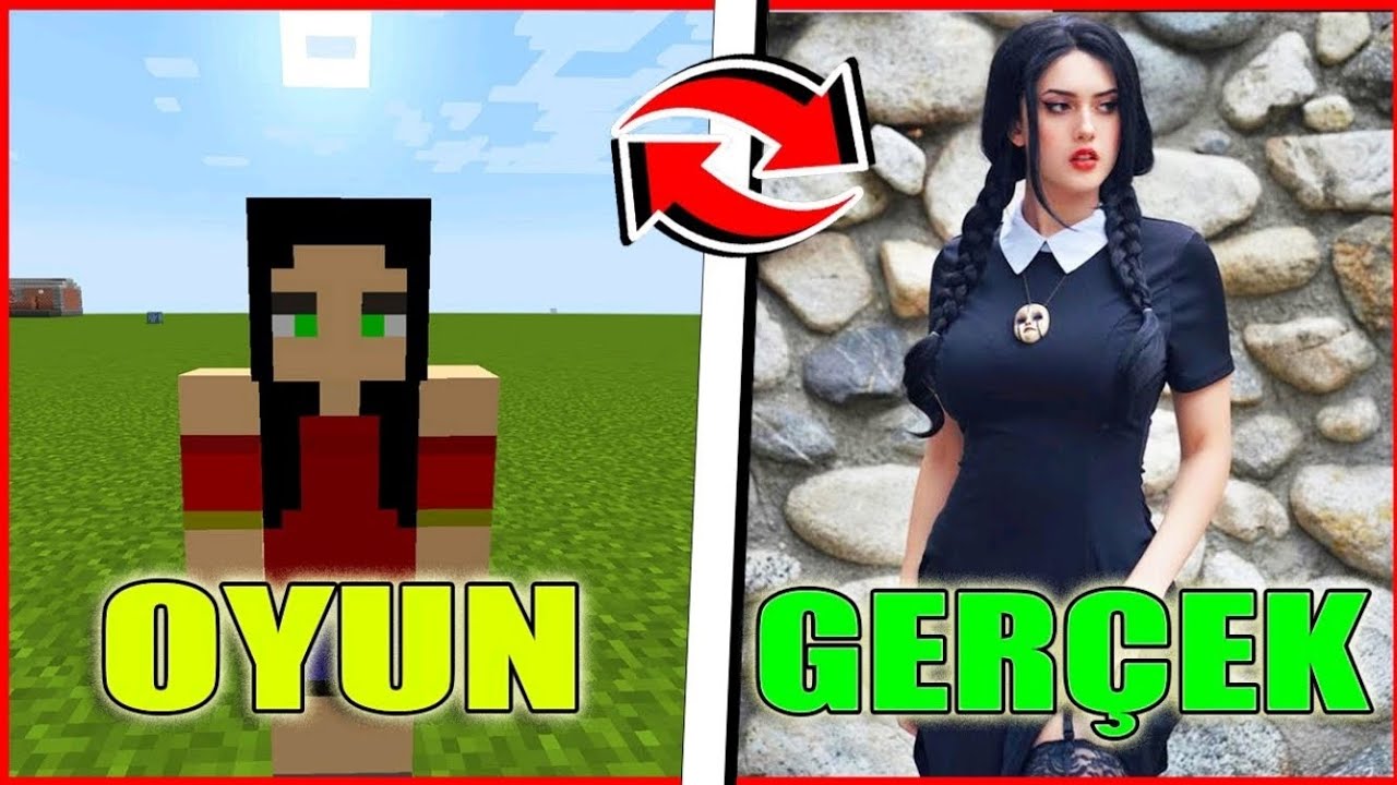 MİNECRAFT KARAKTERLERİ GERÇEK HAYAT HALLERİ! - YouTube