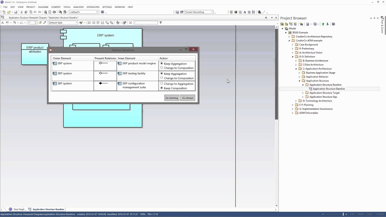 BEASI - EA ArchiMate-Sparx Tool: Nested Elements - YouTube