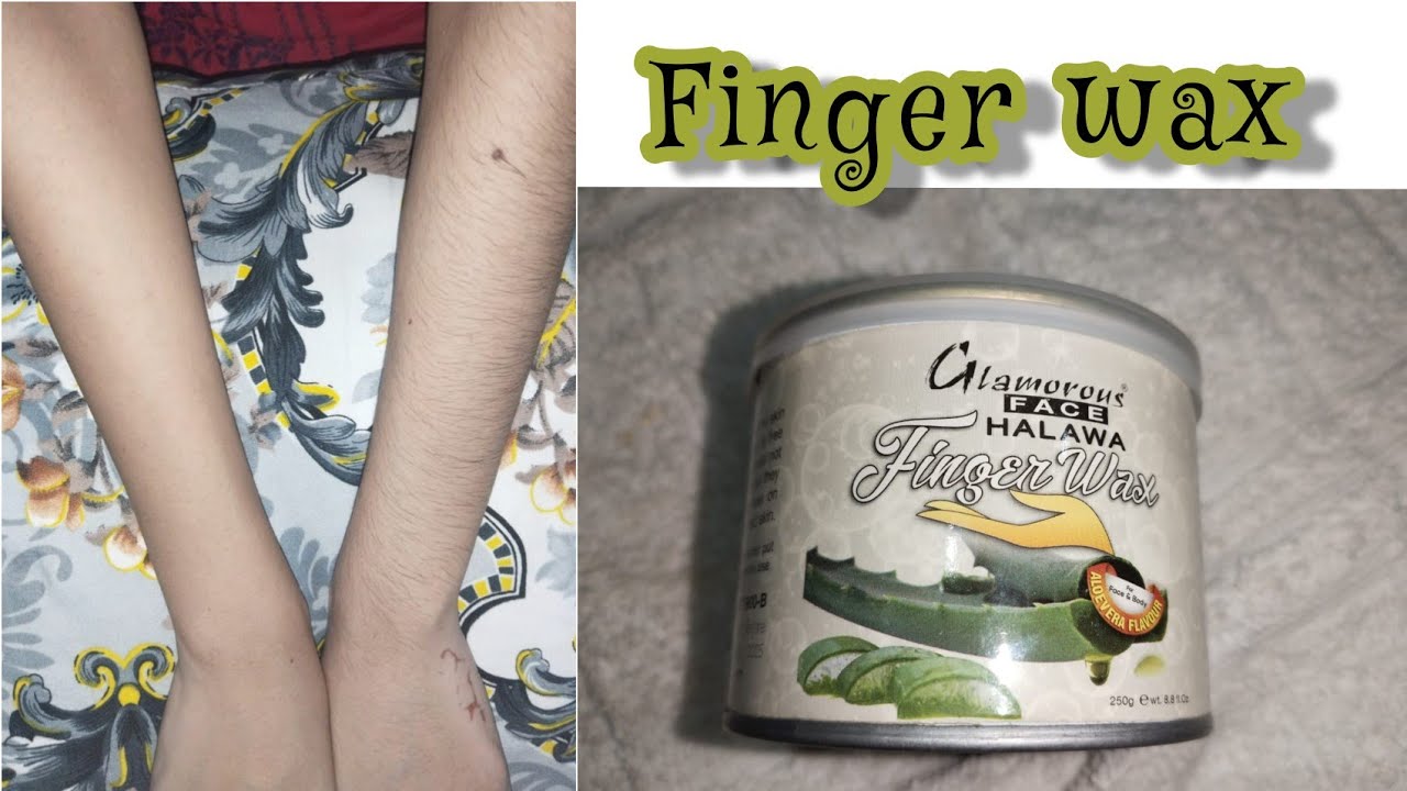 Finger wax |How to do arm wax|waxing tutorial for beginners - YouTube