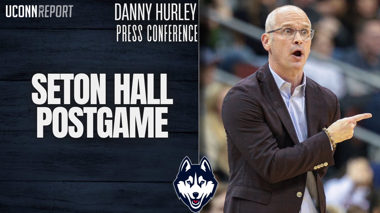 Dan Hurley talks Seton Hall Postgame - UConn Huskies Basketball - YouTube
