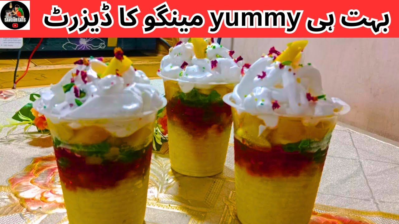 Mango Dessert Cups - No bake dessert that will melt in your mouth ...